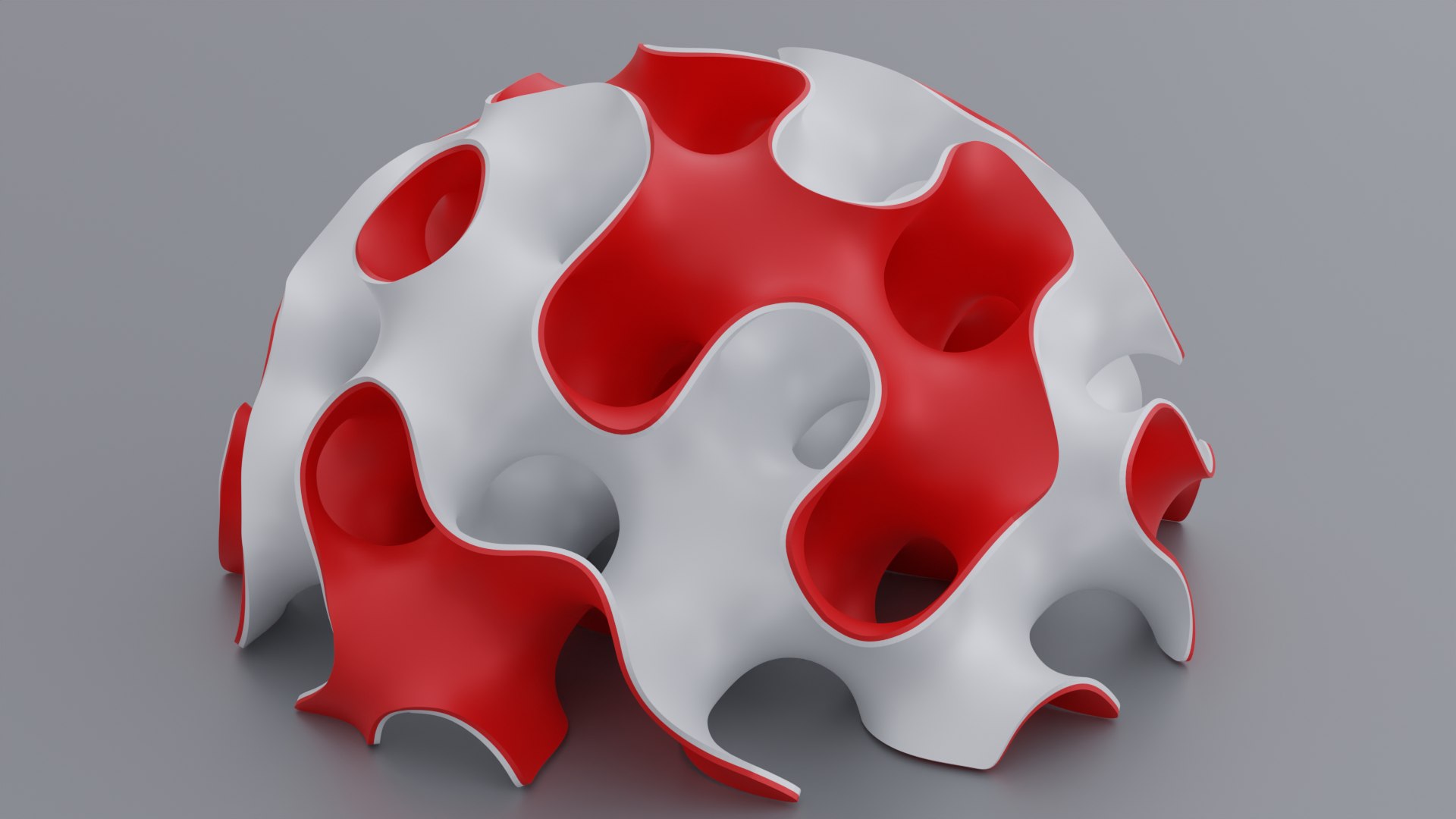 3D Model Gyroid Brain Structure - TurboSquid 2339597