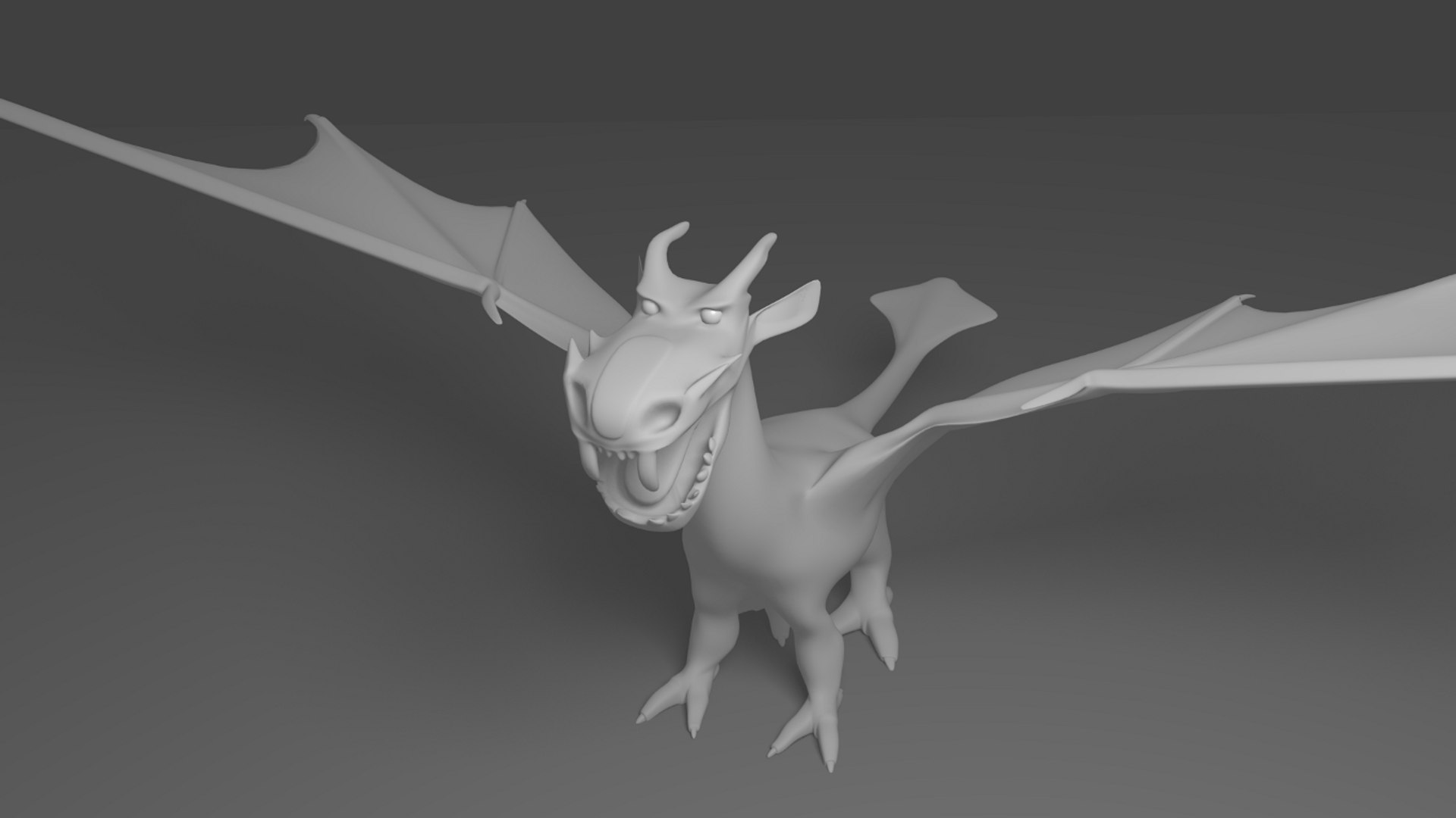 Blender Dragon Claws Wings