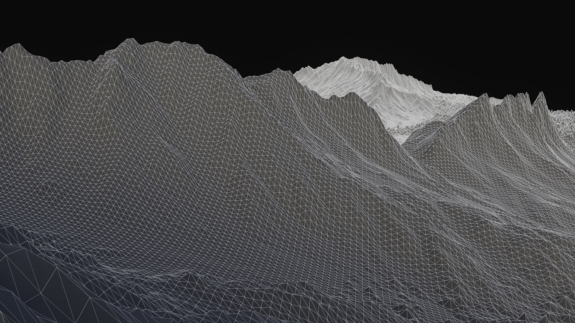 Forested landscape 3D model - TurboSquid 2161232