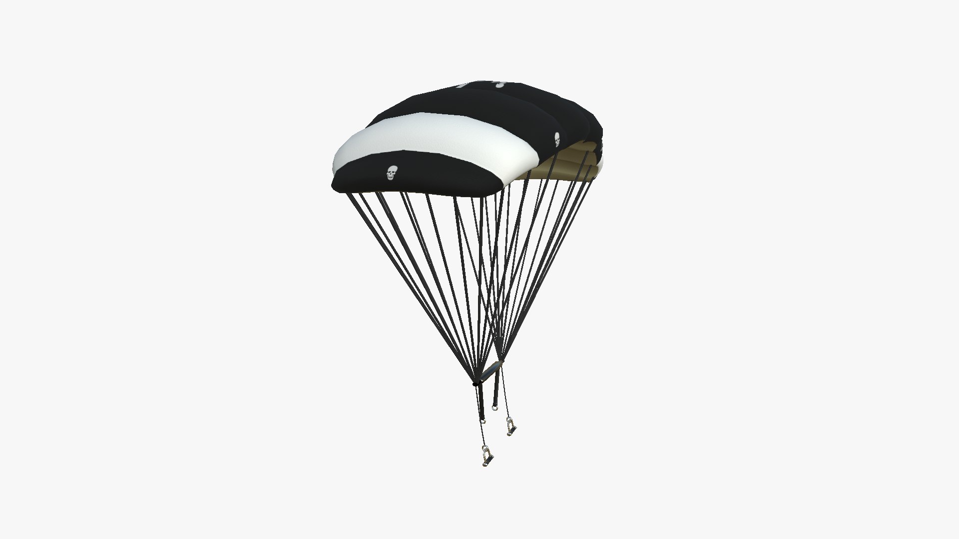 Parachute A05 Pirate - Character Accessories Design 3D - TurboSquid 2027664
