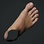 3d Model Realistic Male Foot