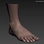 3d Model Realistic Male Foot