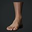 3d Model Realistic Male Foot