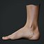 3d Model Realistic Male Foot