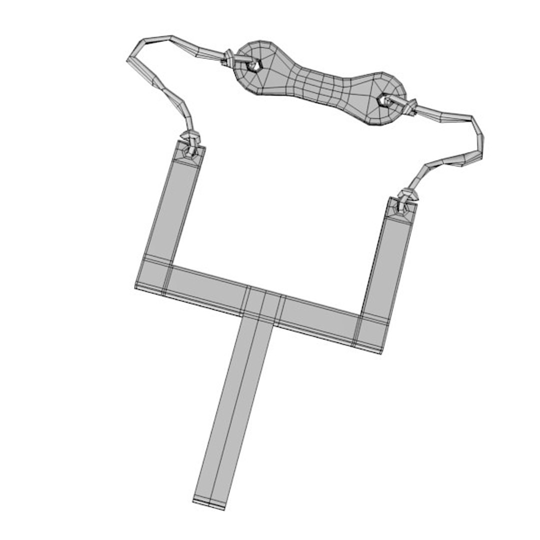 Hand Catapult 3d Model