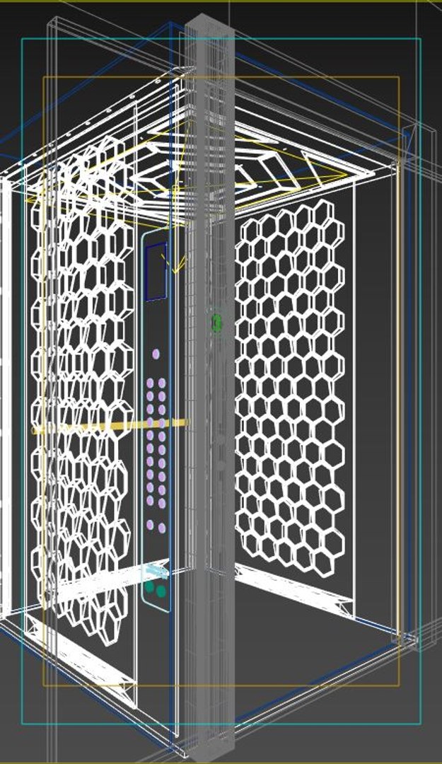 Honeycomb Elevator Model - TurboSquid 1593796