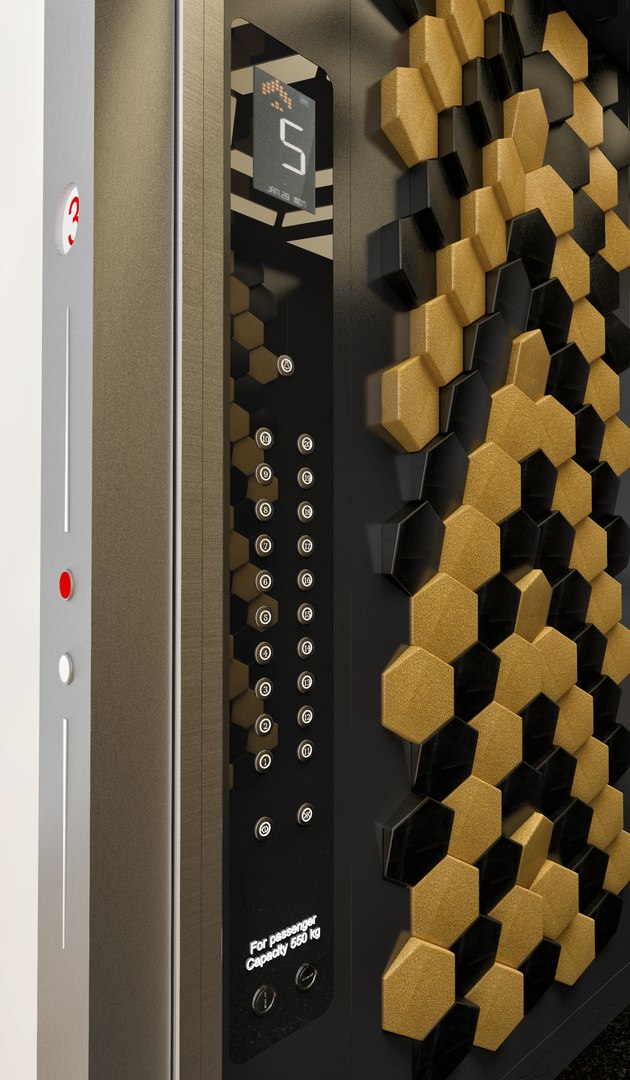 Honeycomb Elevator Model - TurboSquid 1593796