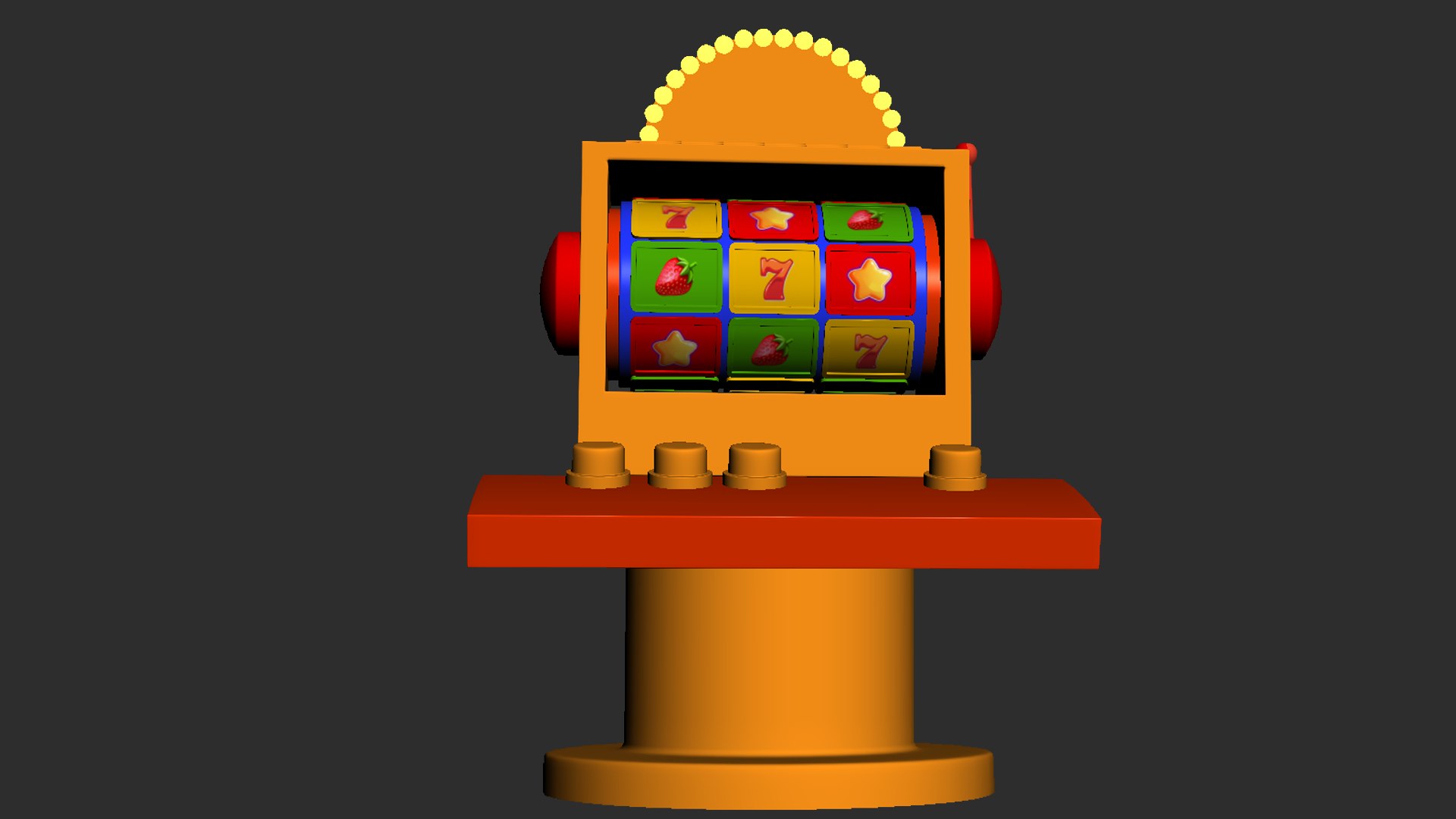 3D Model Gambling Slot Machine - TurboSquid 1850360