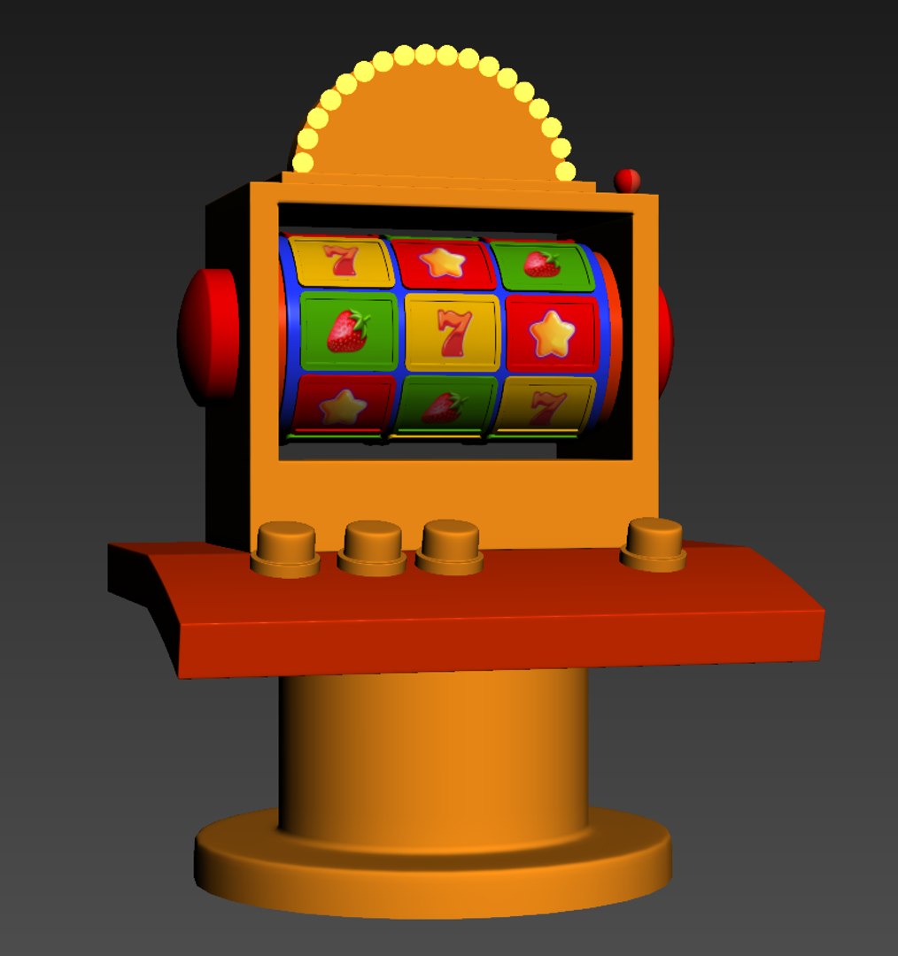 3D Model Gambling Slot Machine - TurboSquid 1850360