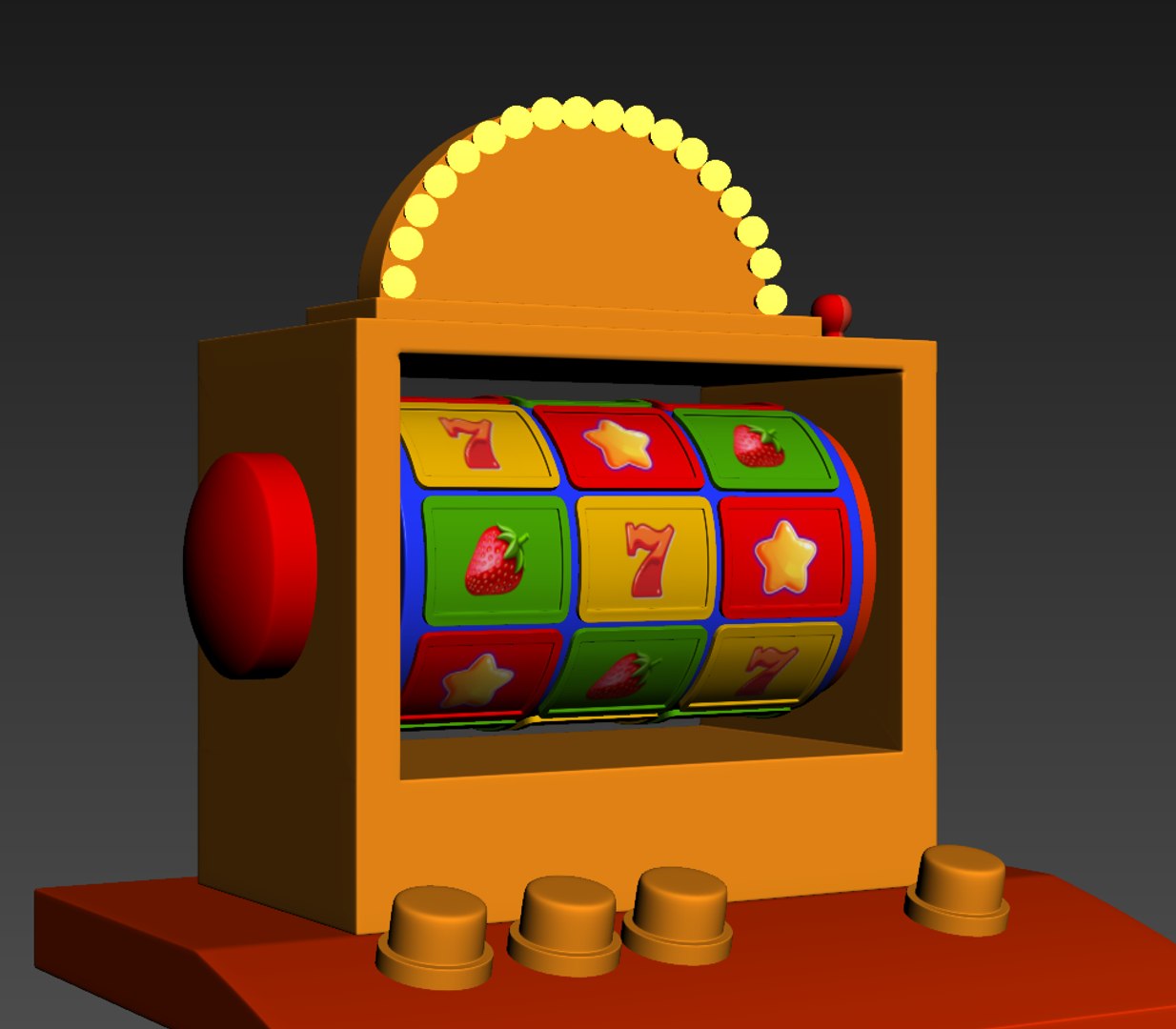 3D Model Gambling Slot Machine - TurboSquid 1850360