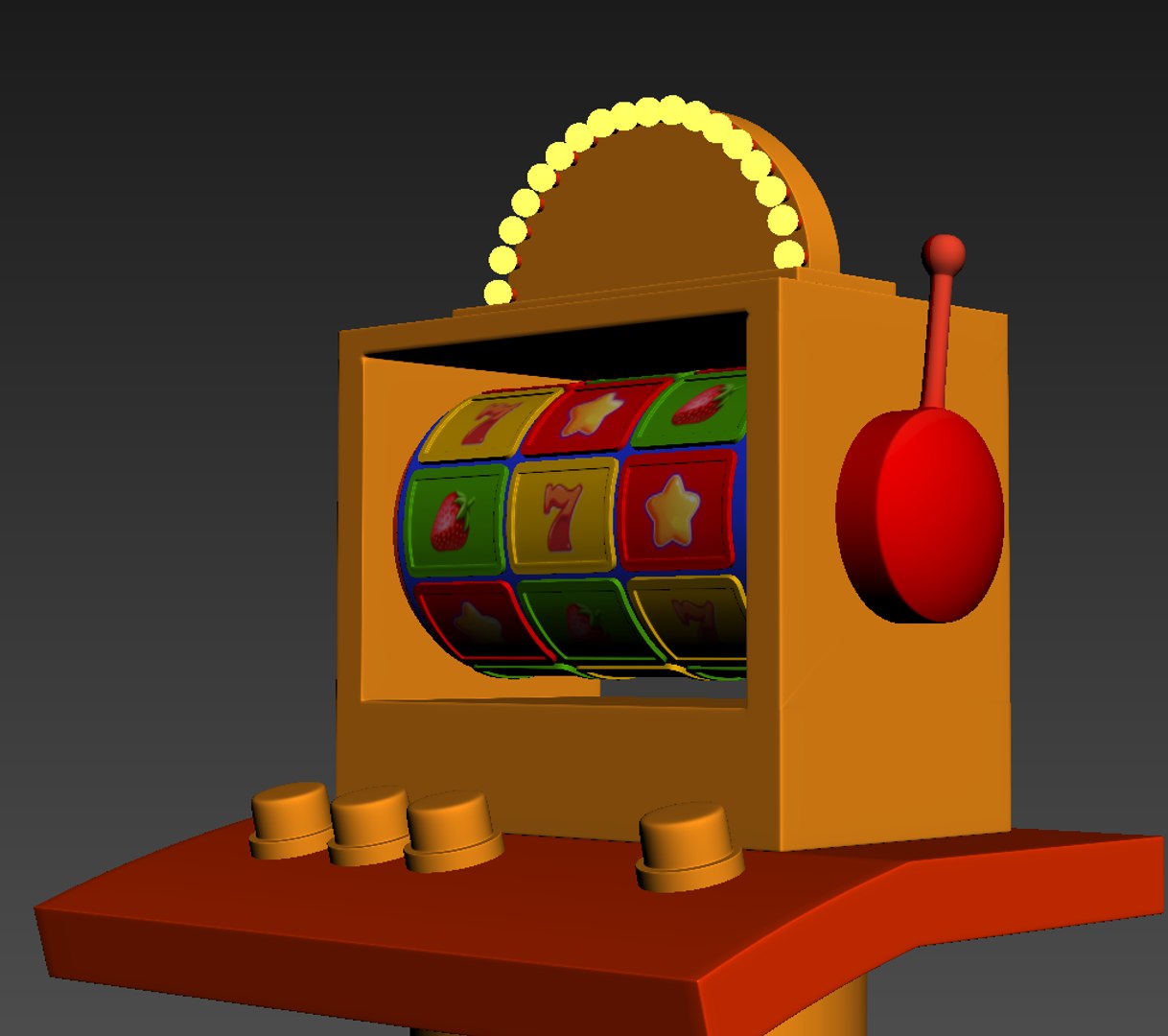 3D Model Gambling Slot Machine - TurboSquid 1850360