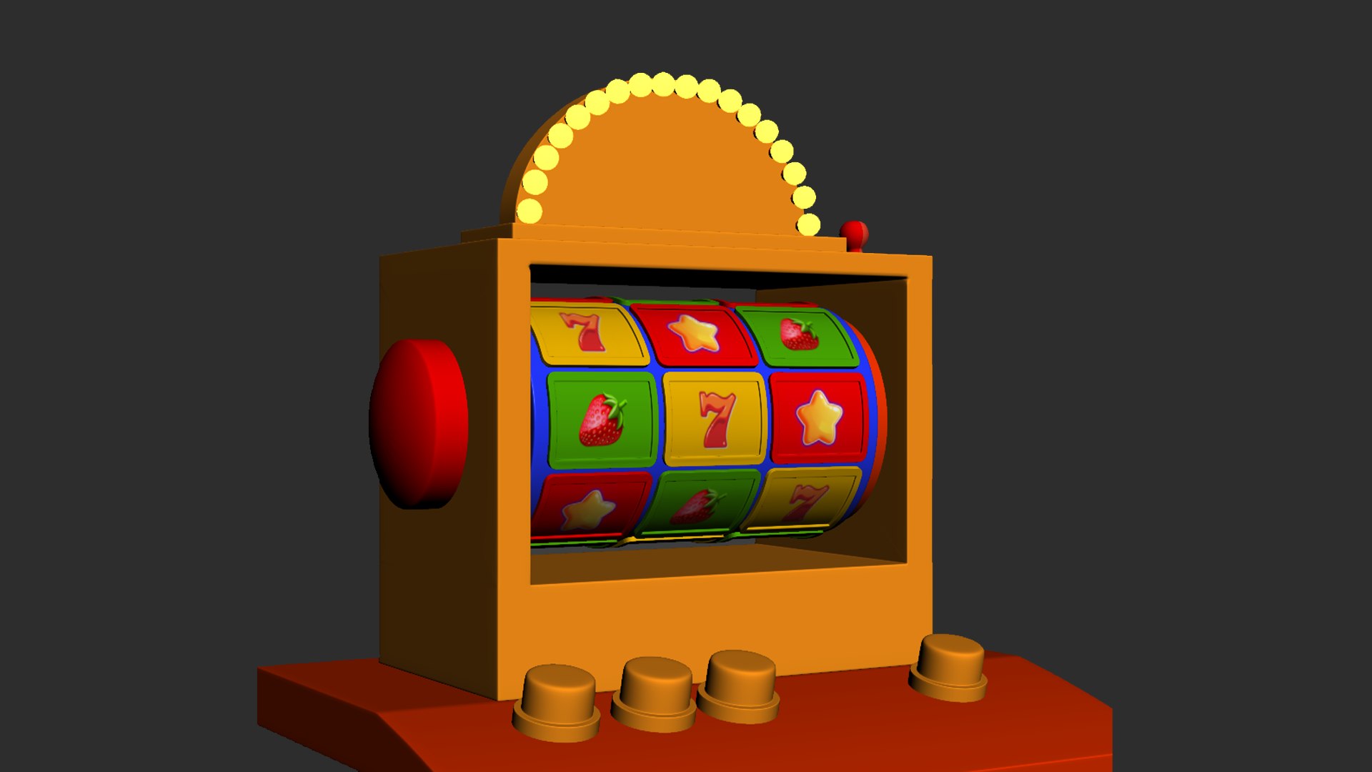 3D Model Gambling Slot Machine - TurboSquid 1850360