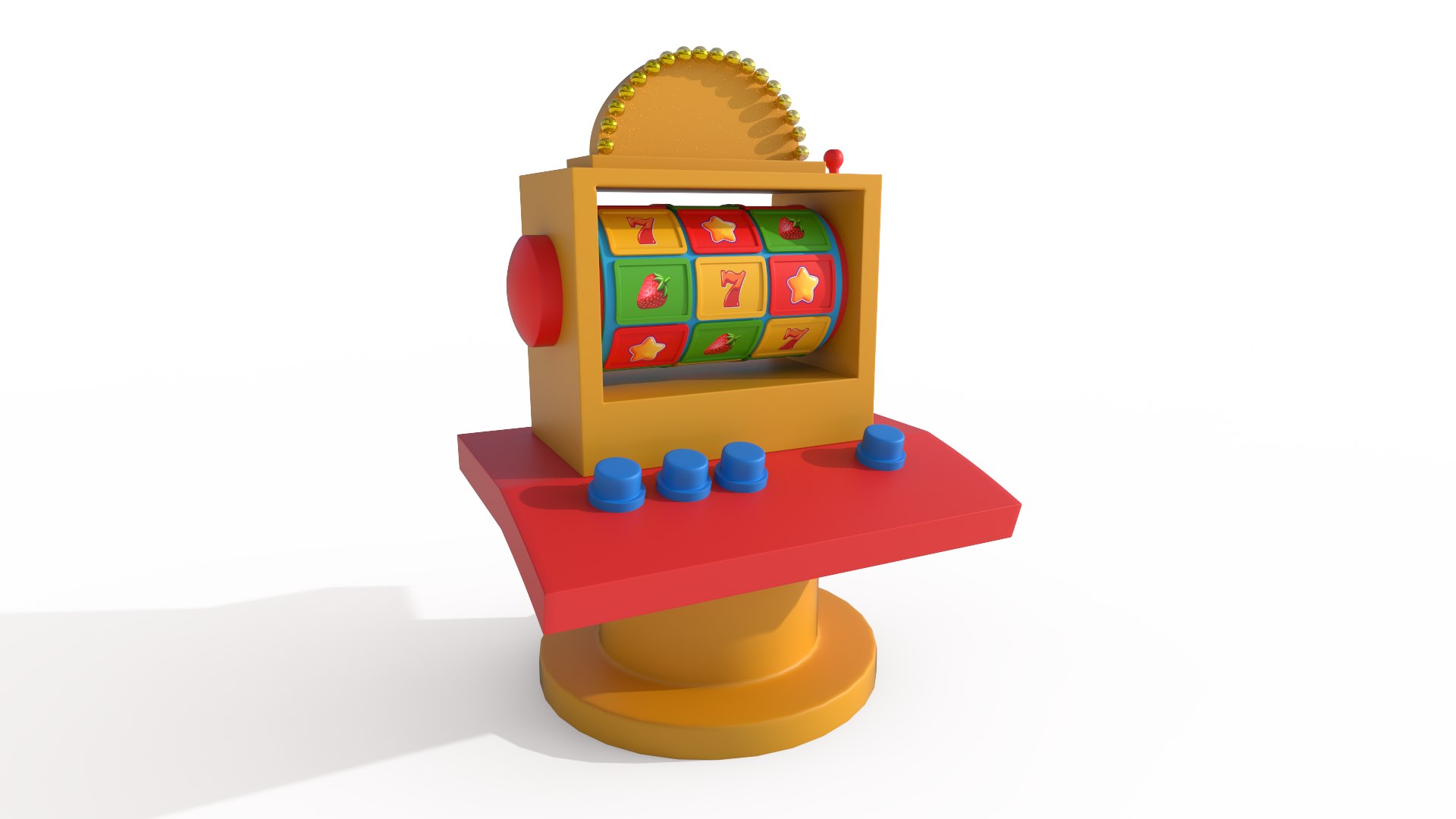 3D Model Gambling Slot Machine - TurboSquid 1850360