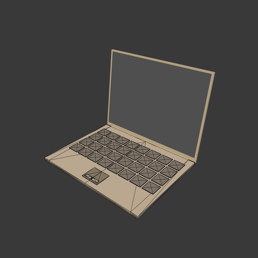 Cartoon Laptop Ar Model - TurboSquid 1357160