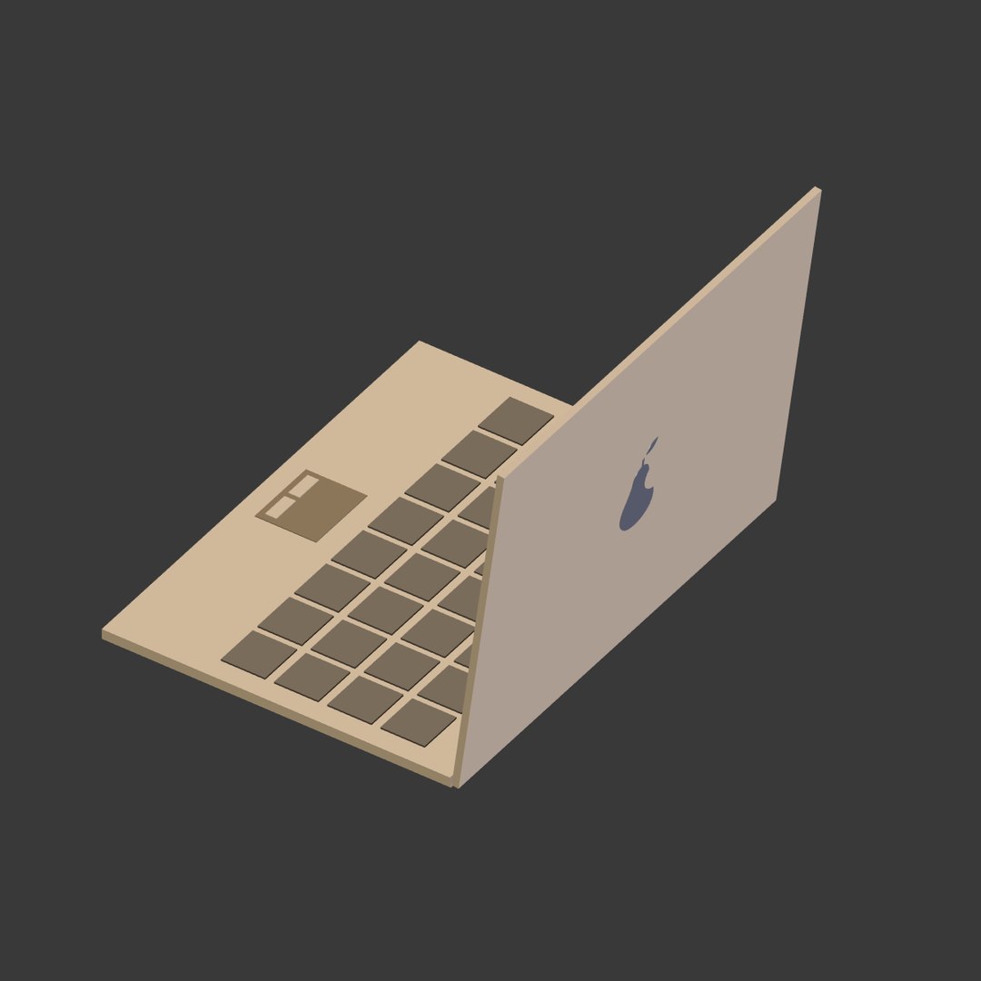 Cartoon Laptop Ar Model - TurboSquid 1357160