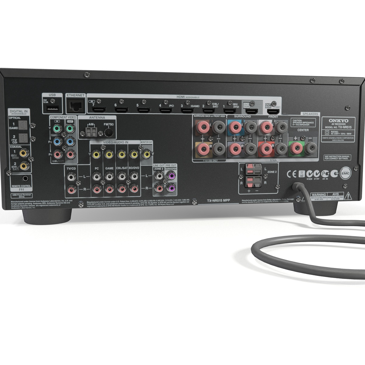 3d receiver onkyo tx-nr609