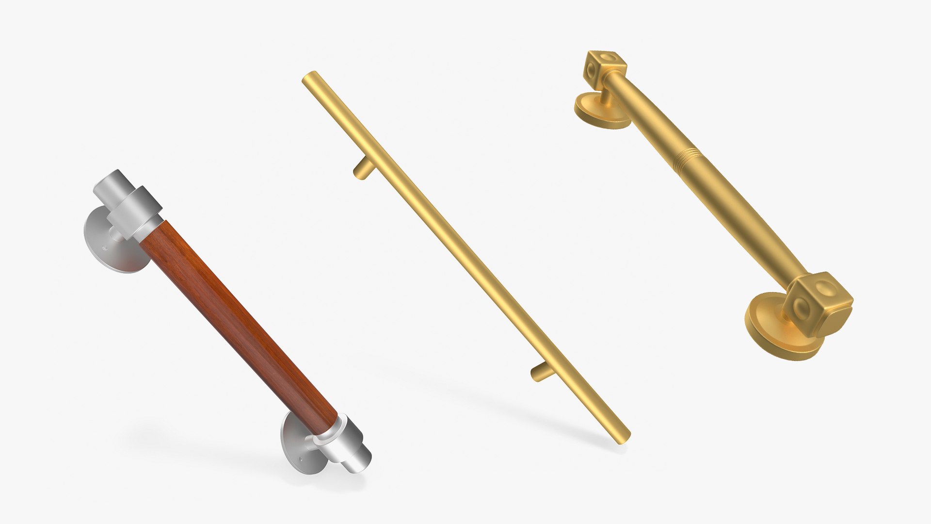Door Handles Collection 3D Model - TurboSquid 2239935