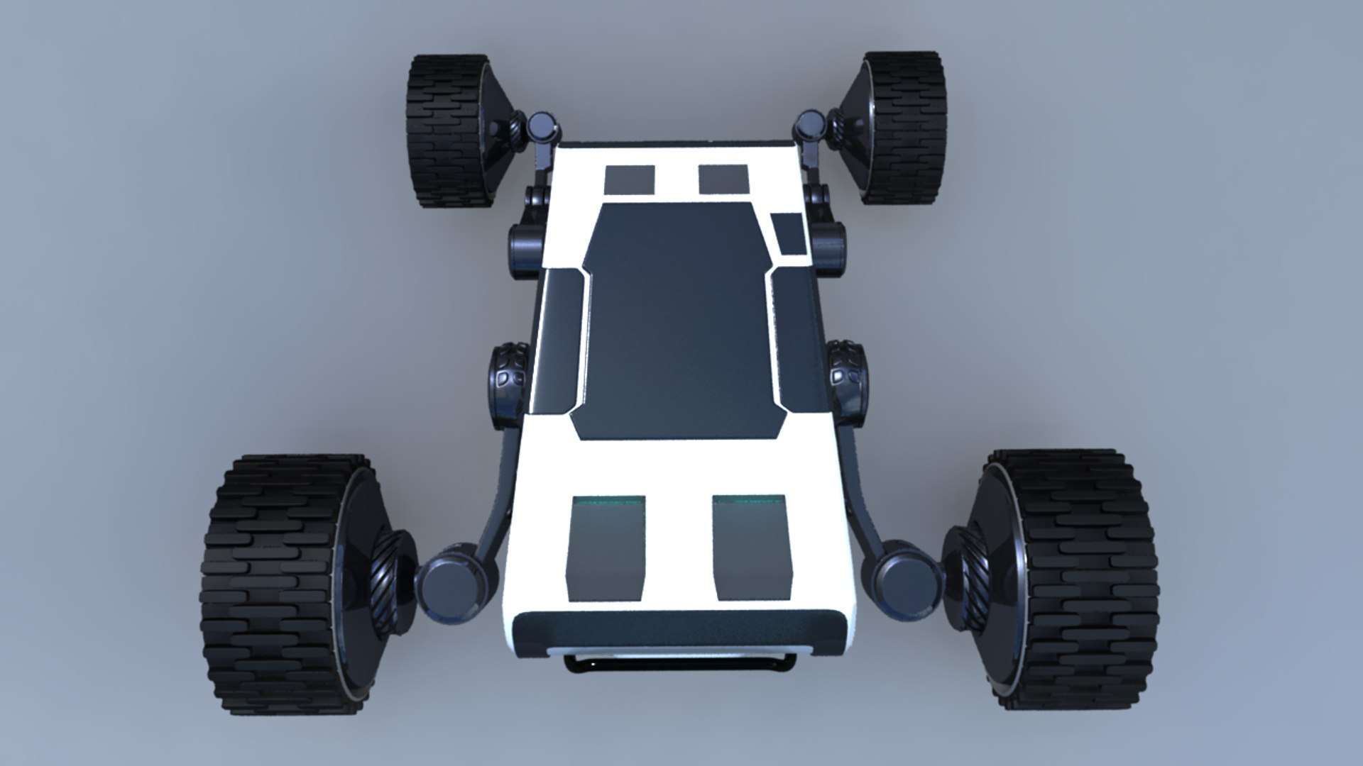 3D Model 4x4 Wheel Robot Drone - TurboSquid 1665103