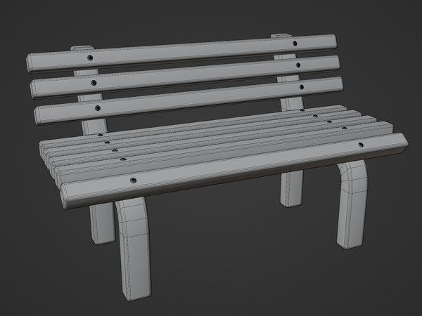 3D Cartoon Bench 6 - TurboSquid 2029499