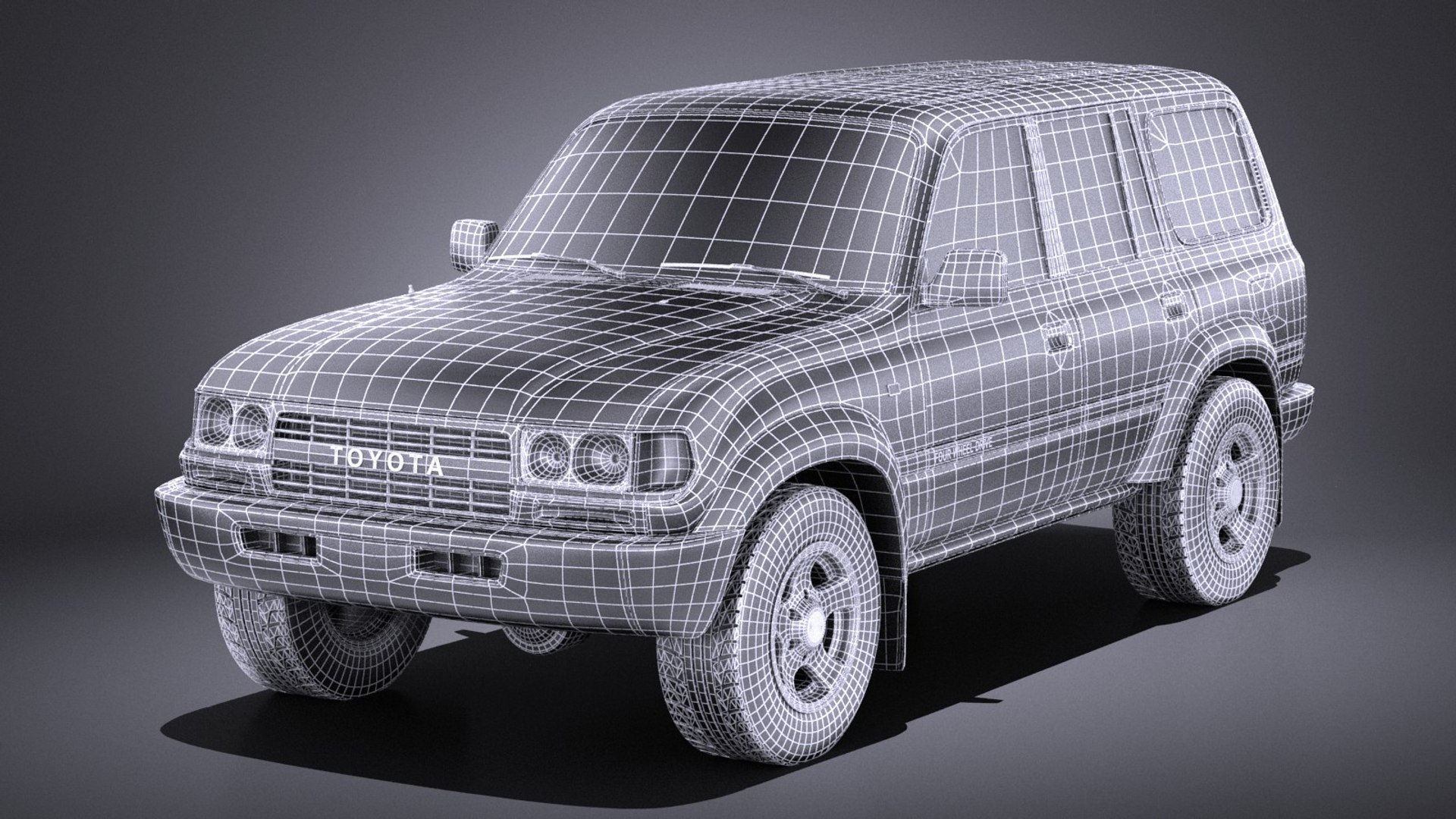 3D Toyota Land Cruiser - TurboSquid 1263349