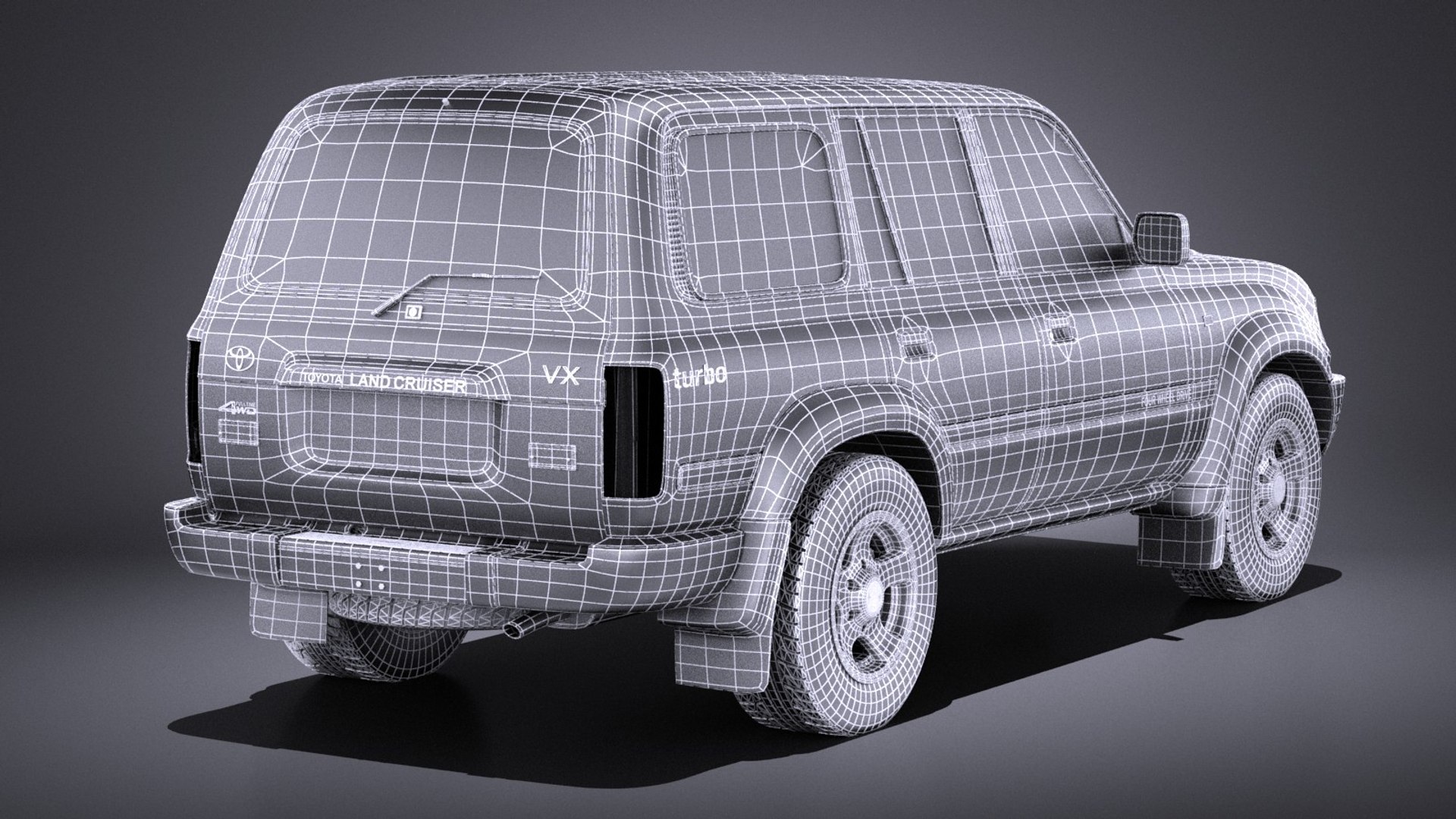 3D Toyota Land Cruiser - TurboSquid 1263349