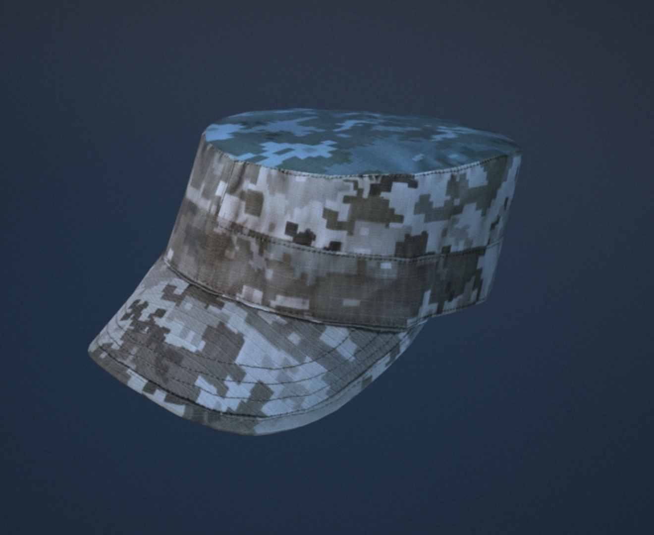 Military cap 3D model - TurboSquid 1229494