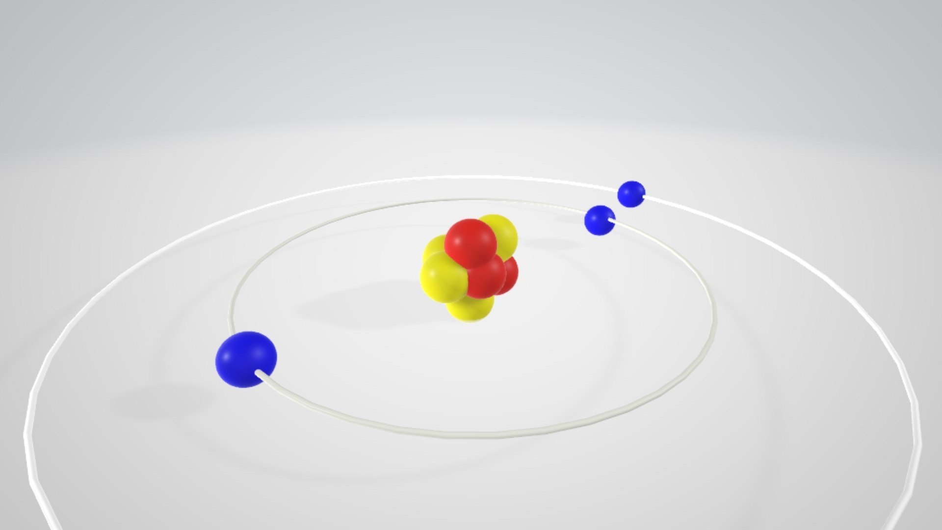 3D Model Litium Bohr Atomic Structure - TurboSquid 2347535