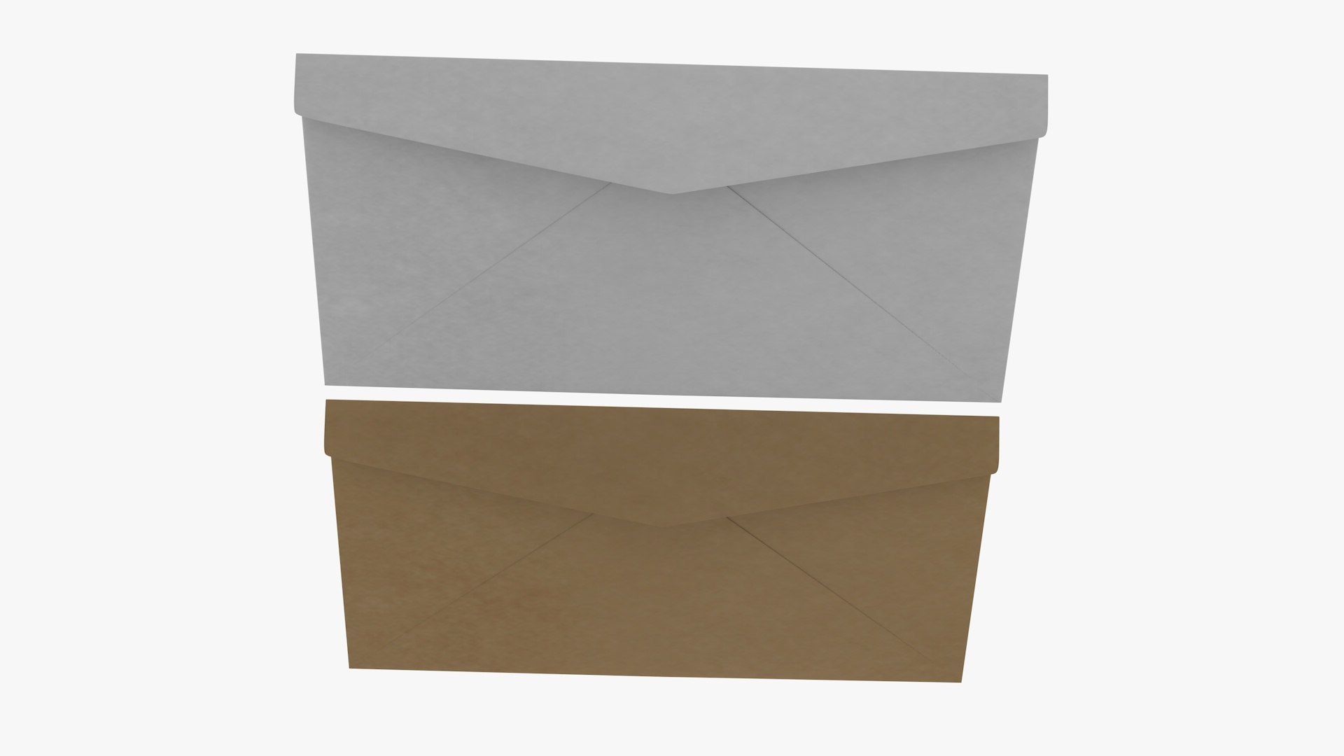 Envelope Size DL Style Window BANKER Model - TurboSquid 1824735