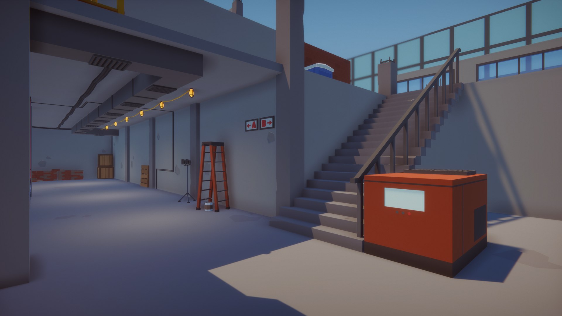 Low Poly FPS Map Vol6 - Construction Shooter Map 3D Model - TurboSquid ...