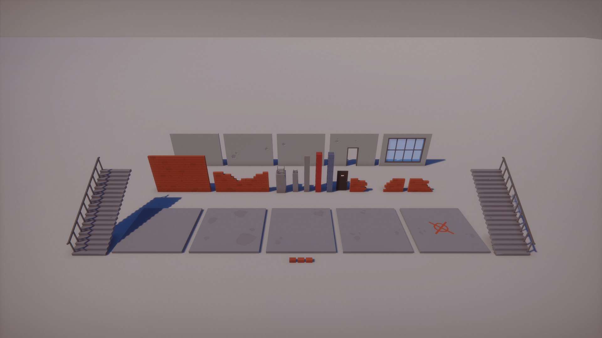 Low Poly FPS Map Vol6 - Construction Shooter Map 3D Model - TurboSquid ...