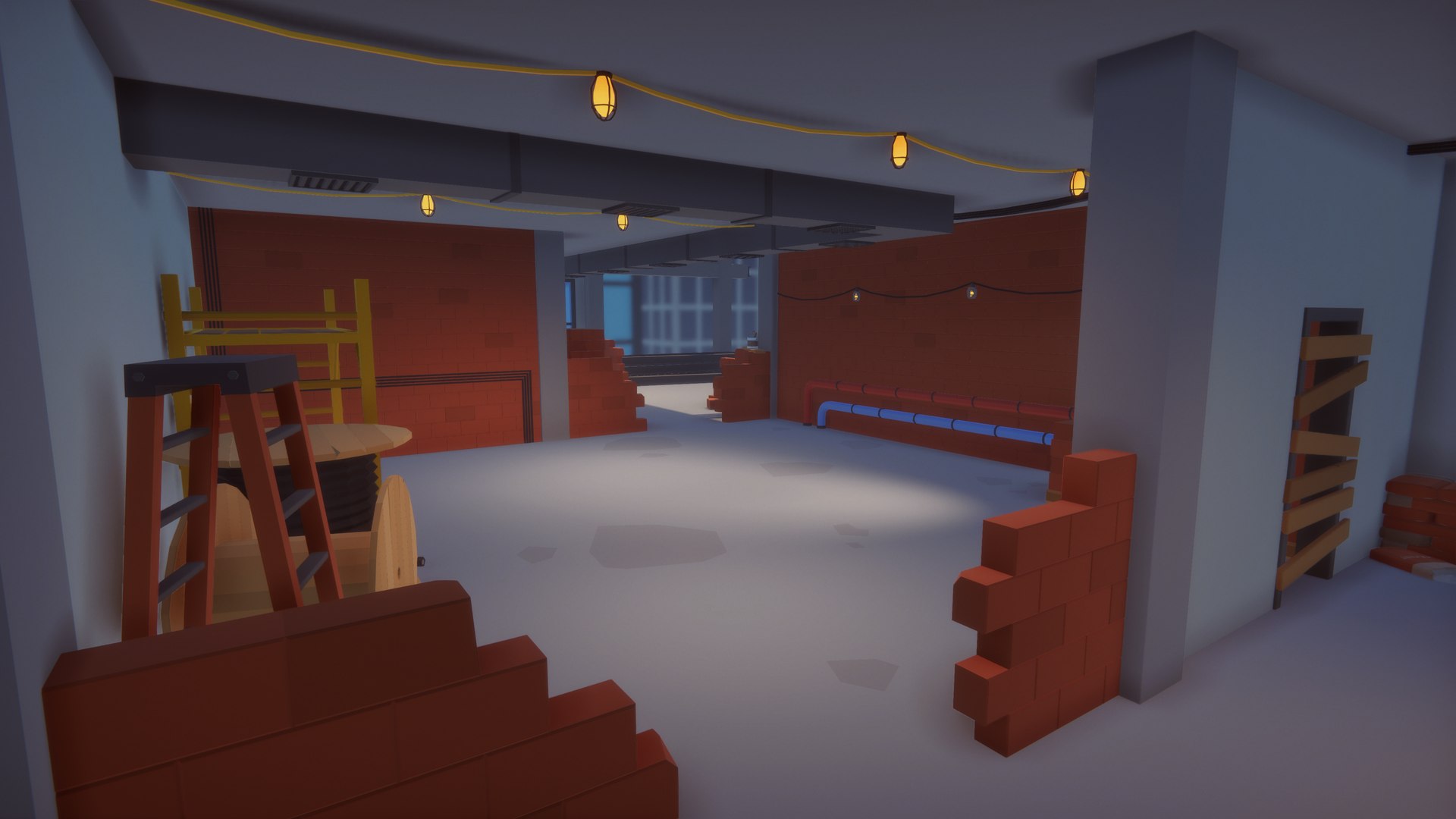 Low Poly FPS Map Vol6 - Construction Shooter Map 3D Model - TurboSquid ...