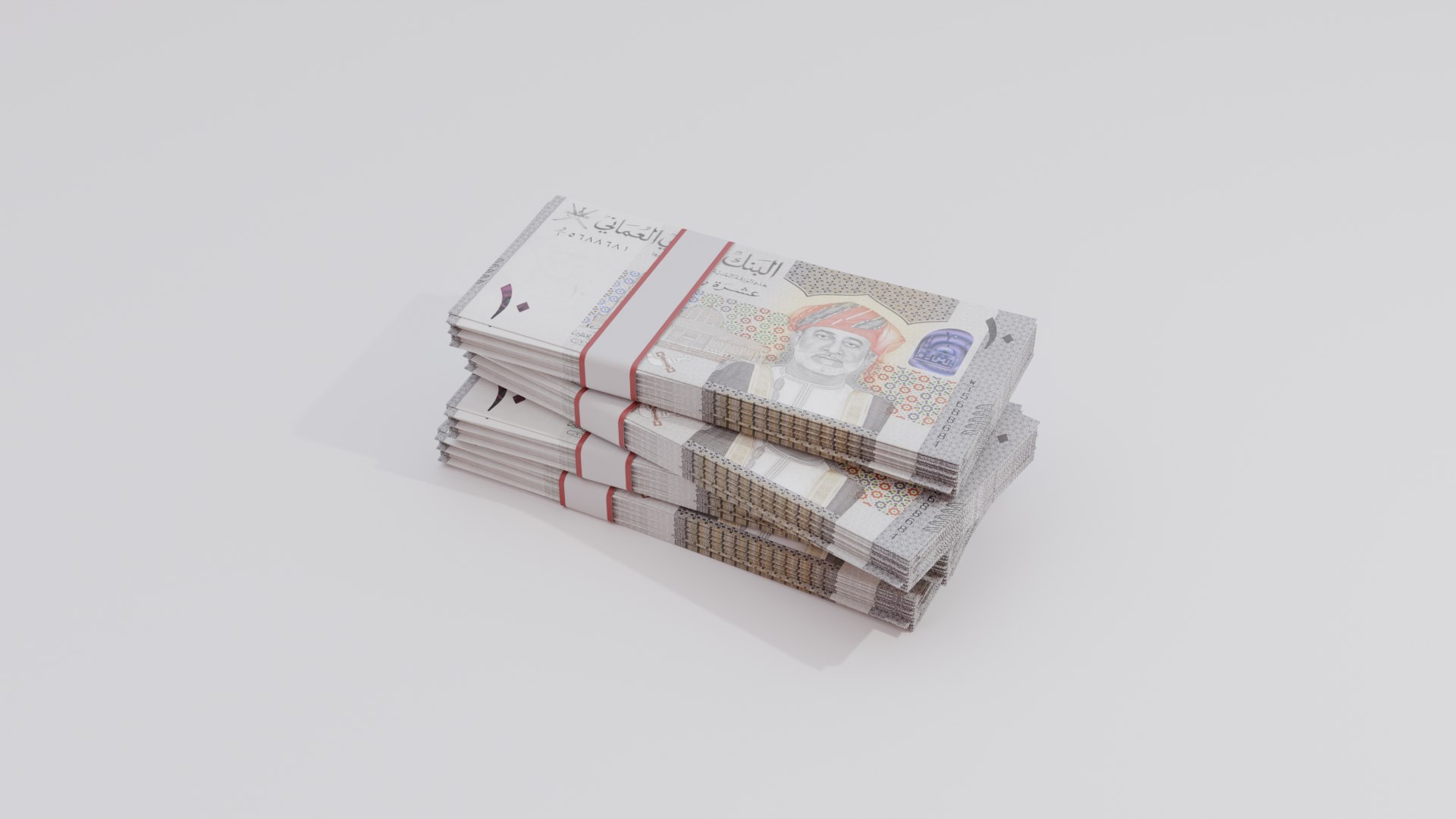 10 Oman Omani Rial Currency 3D - TurboSquid 2399330
