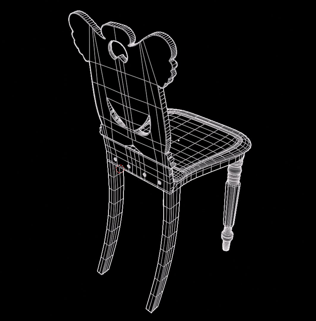 3D Regency Hall Chairs Model - TurboSquid 1897571
