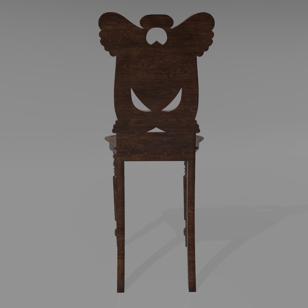 3D Regency Hall Chairs Model - TurboSquid 1897571