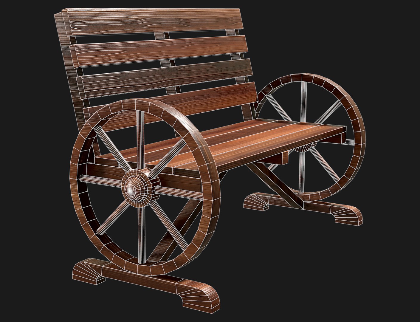 3D Model Garden Bench 1 - TurboSquid 2306943