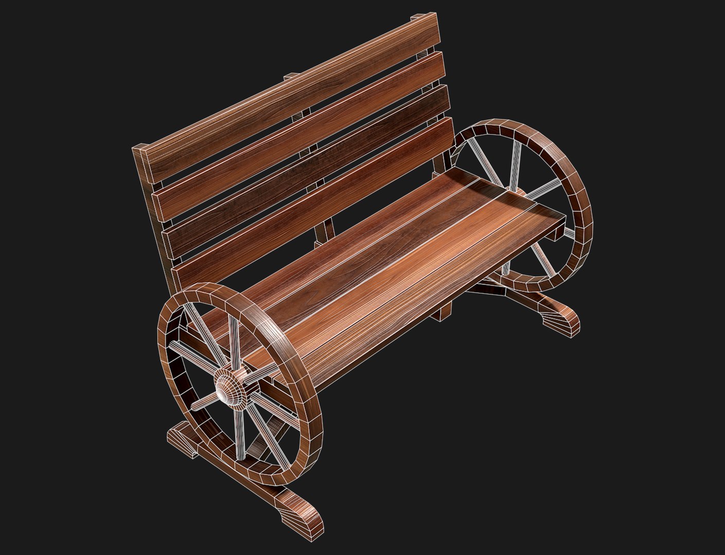 3D Model Garden Bench 1 - TurboSquid 2306943