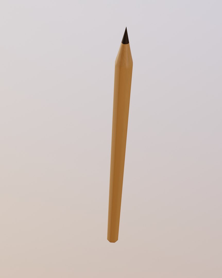 3D pencil wood model - TurboSquid 1479891