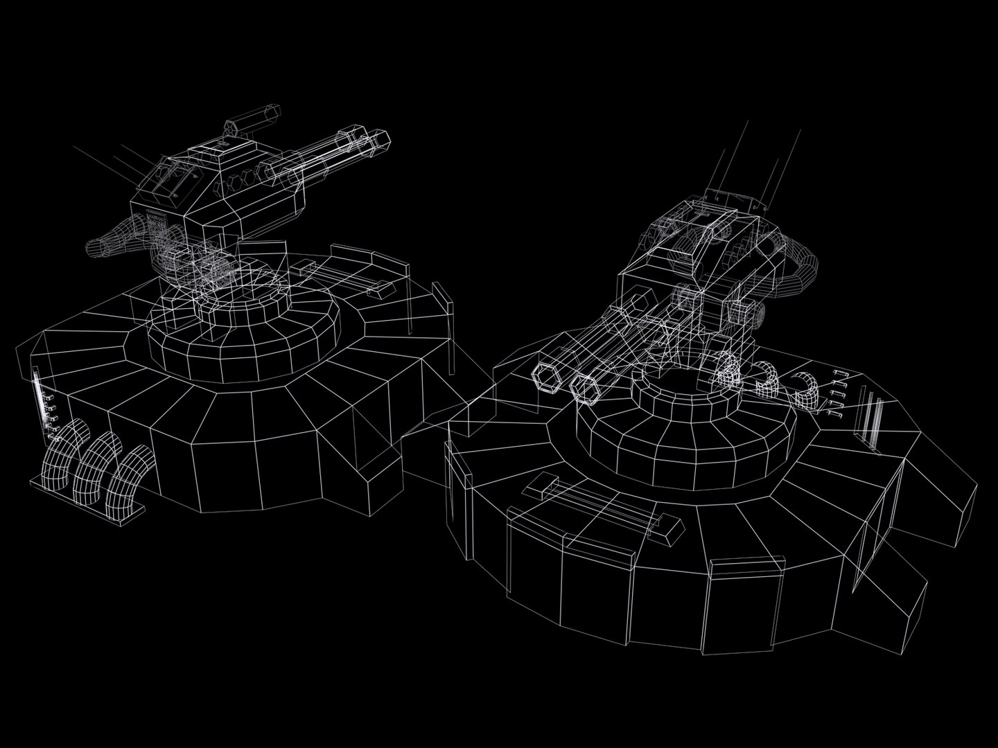 3d max medium laser turret