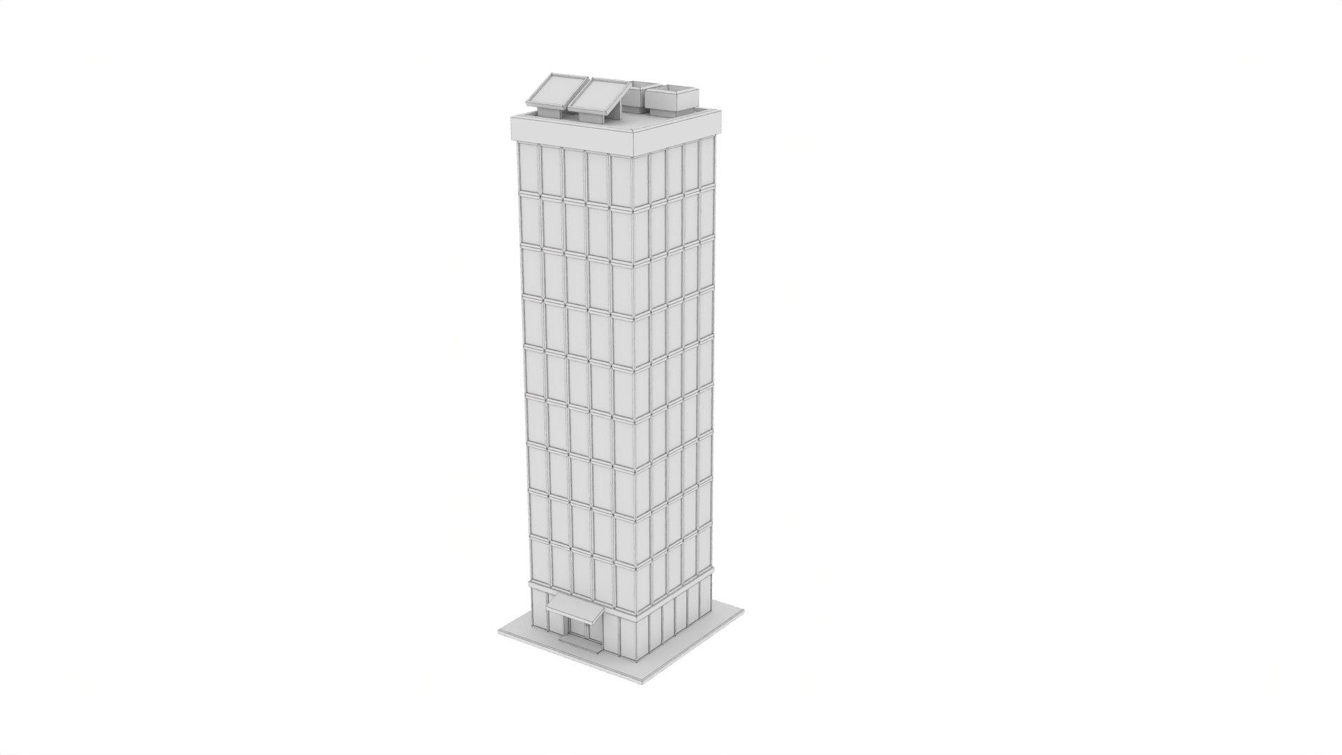 Toon Building 10 3D Model - TurboSquid 2292627