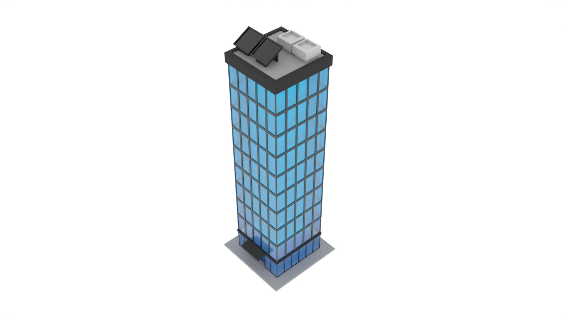 Toon Building 10 3D Model - TurboSquid 2292627