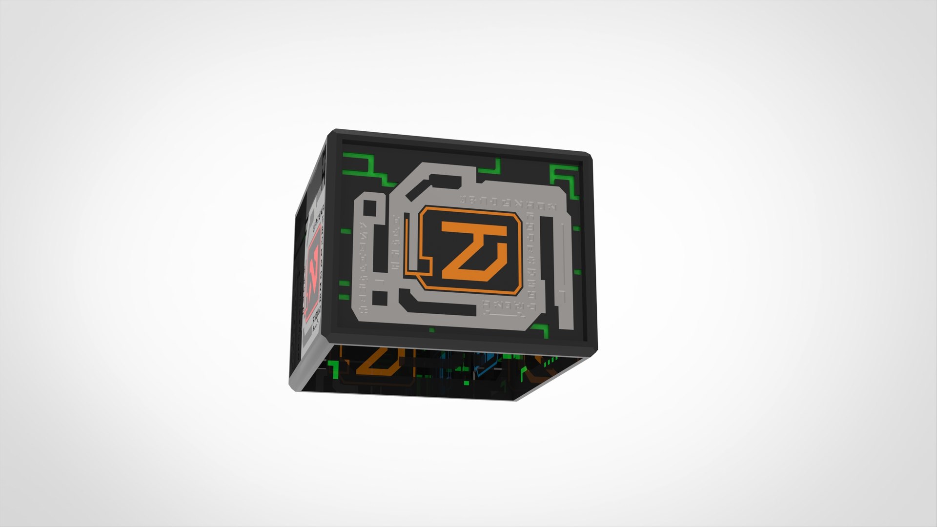 Subnautica Cube with Alien Tablets AS Candle Holder model - TurboSquid ...