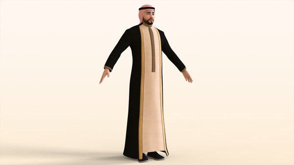 modelo 3d Hombre emiratí - TurboSquid 2240729