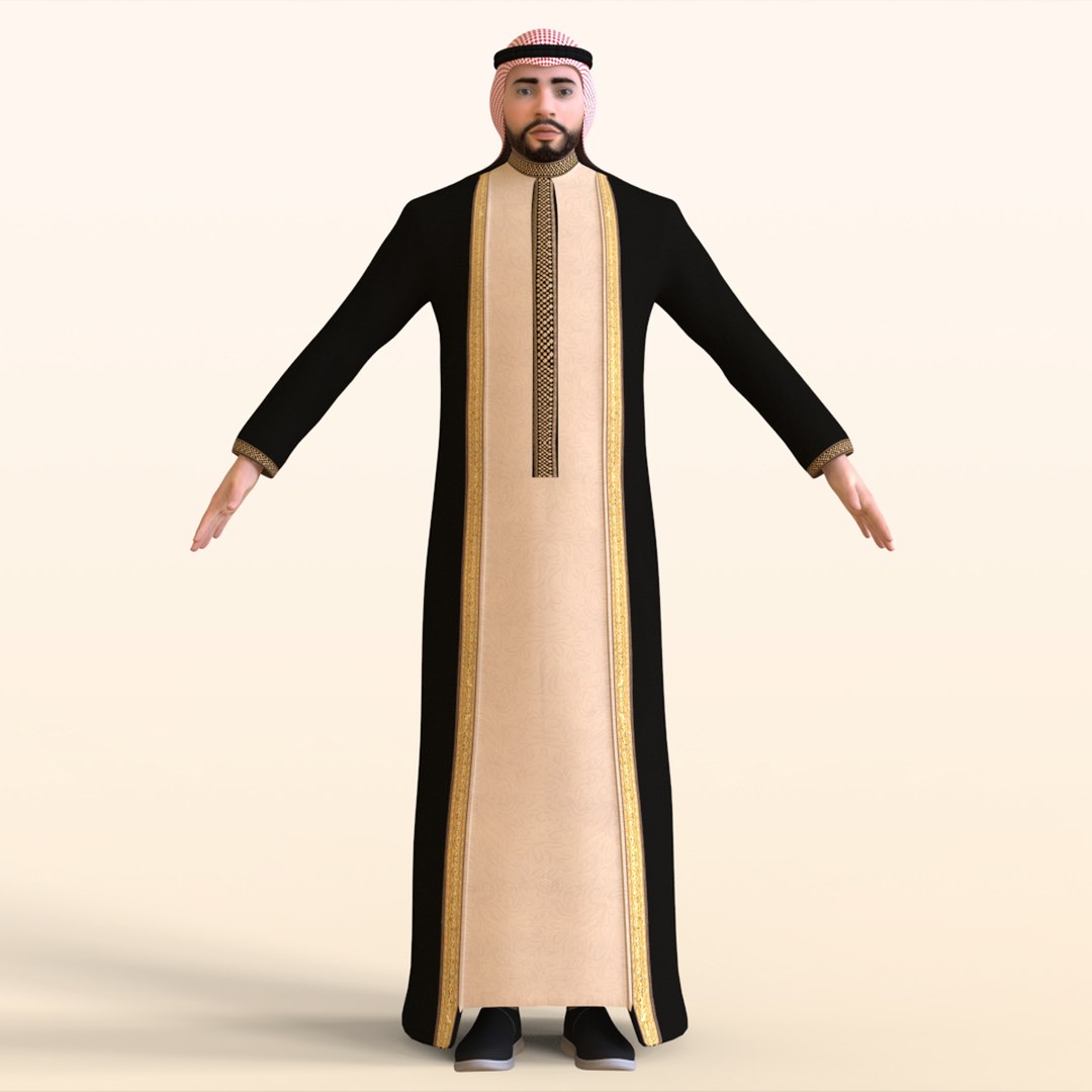 Emirati Man 3D Model - TurboSquid 2240729