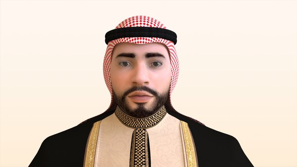 modelo 3d Hombre emiratí - TurboSquid 2240729