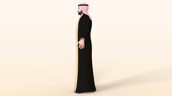 modelo 3d Hombre emiratí - TurboSquid 2240729