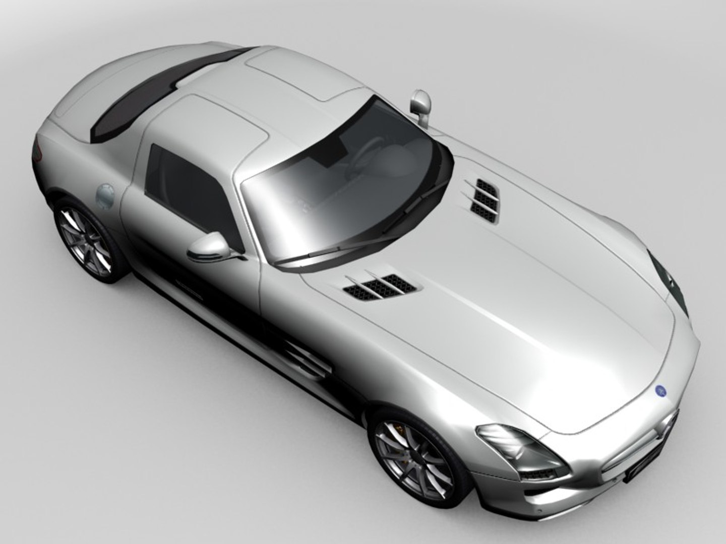 Mercedes Benz Sls Amg 3d Model