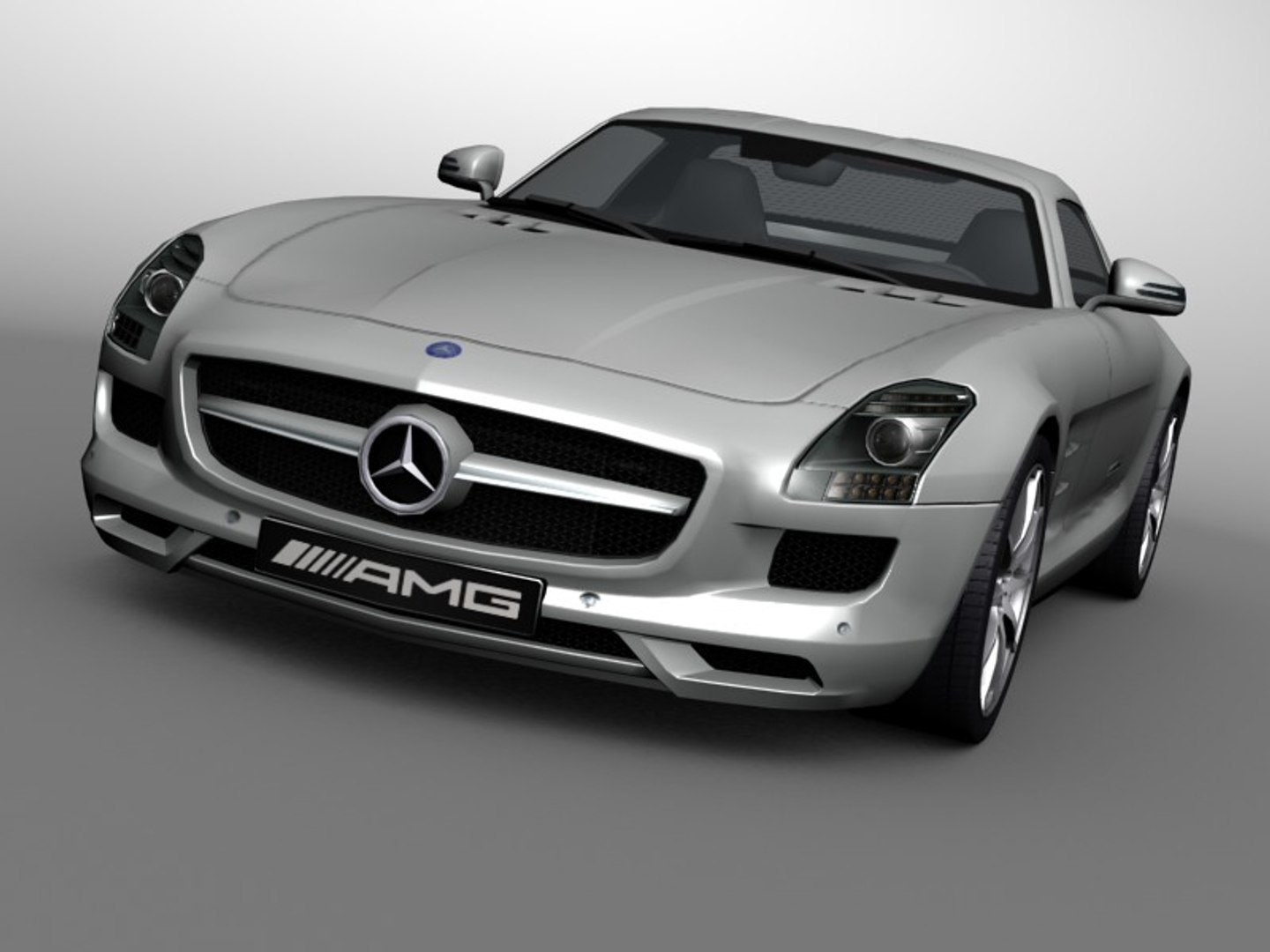 Mercedes Benz Sls Amg 3d Model