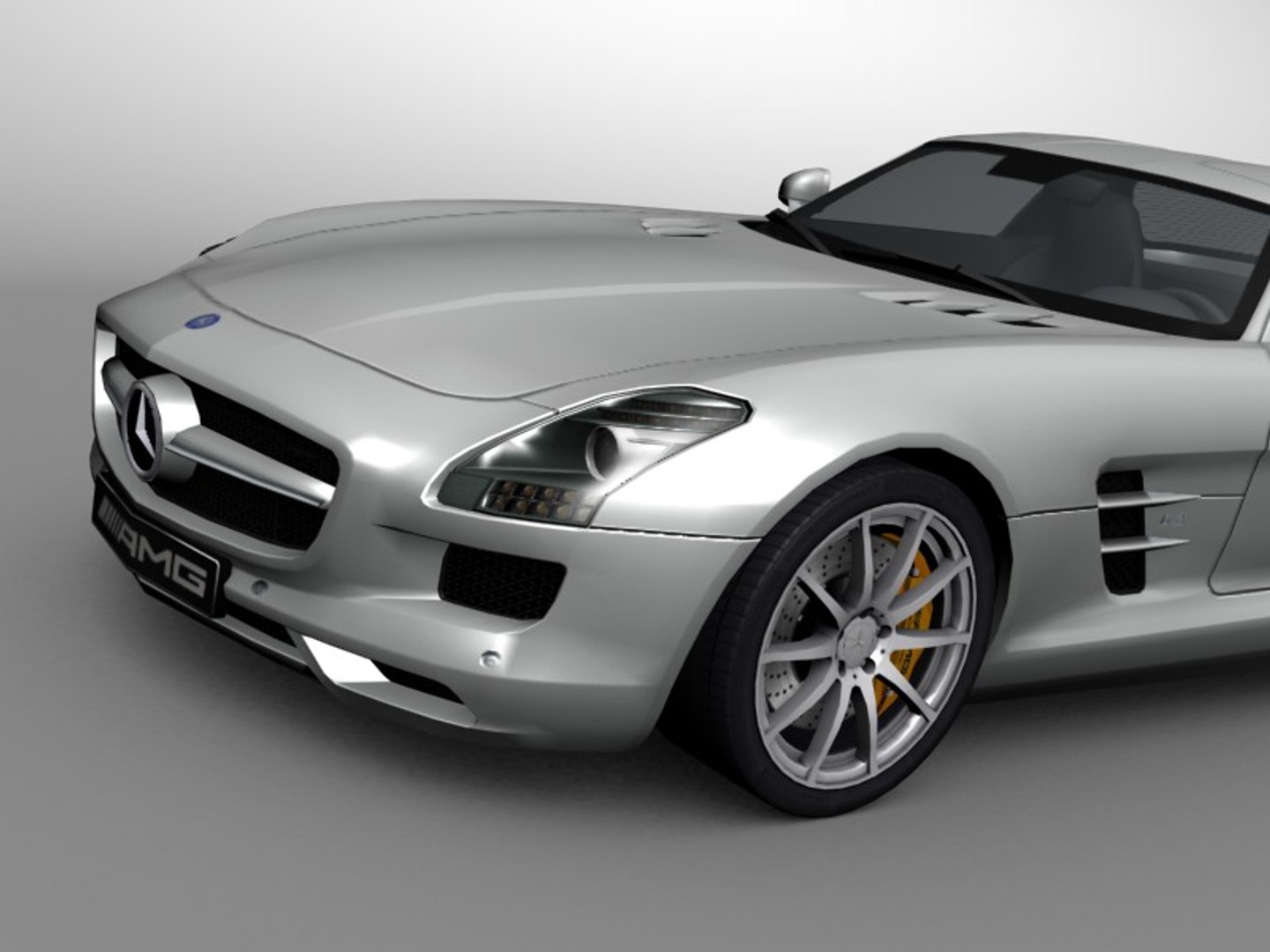 Mercedes Benz Sls Amg 3d Model