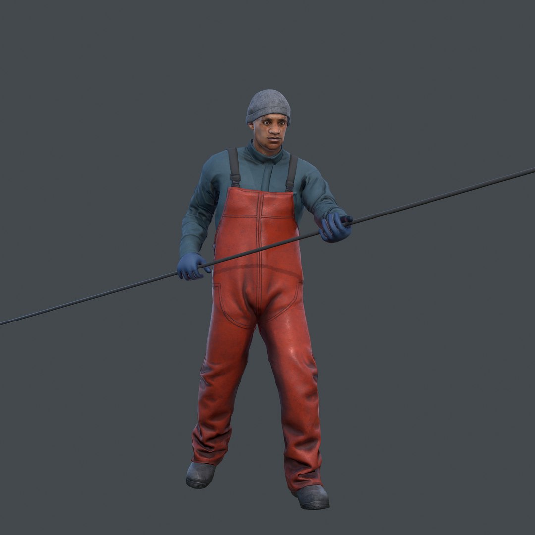 3D Model Fisherman Commercial - TurboSquid 1315447