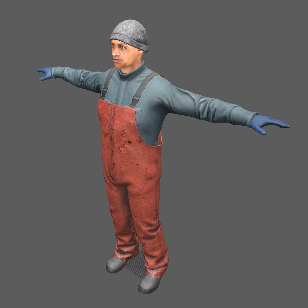 3D Model Fisherman Commercial - TurboSquid 1315447